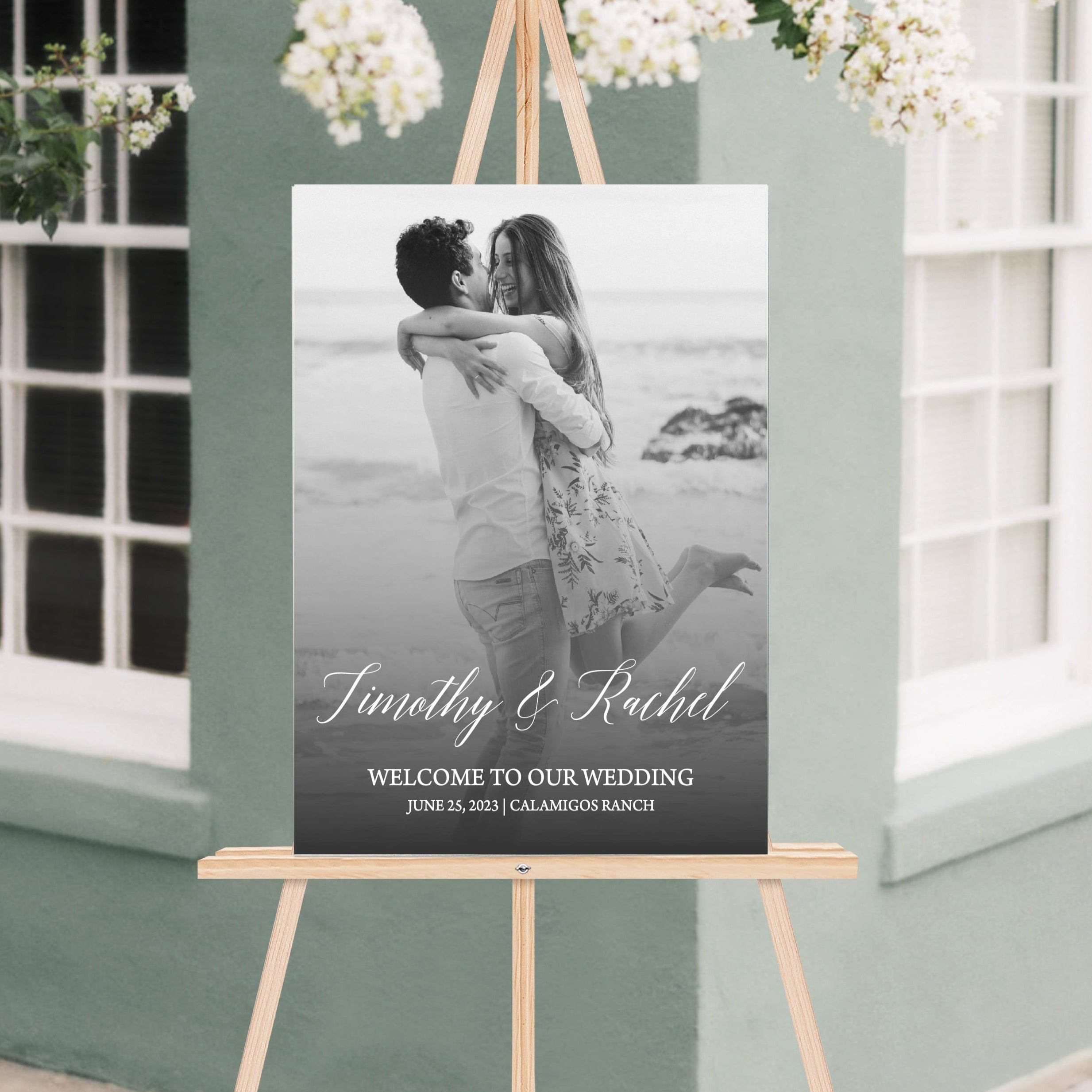 Welcome to our Wedding Photo Sign – Rubi and Lib Design Studio